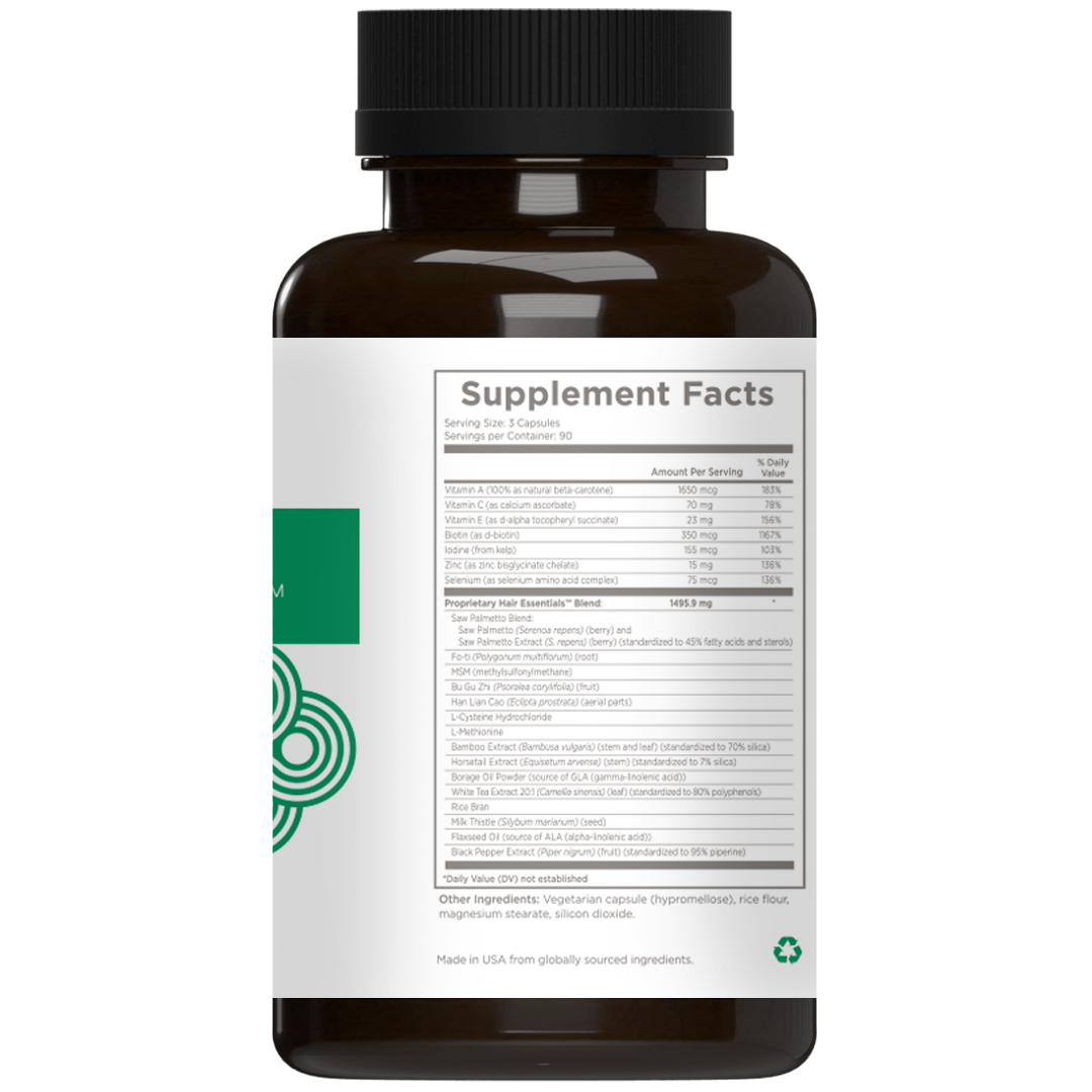 Hair Essentials | Natural Hair Loss Supplement – Natural Wellbeing